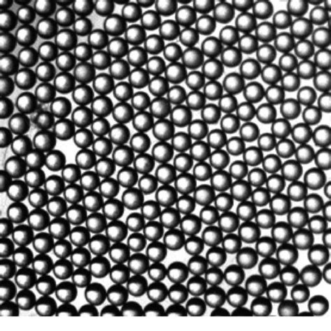 photograph of water polystyrene particle mixture download scientific