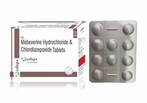 Audspa Mebeverine Hydrochloride And Chlordiazepoxide Tablets Sb Lifesciences Pvt Ltd