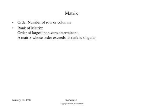 PPT Matrix PowerPoint Presentation Free Download ID 252649