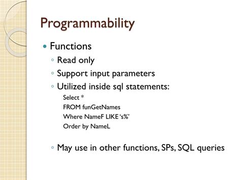 Ppt Sql Server Advanced Features Powerpoint Presentation Free