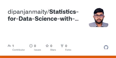 GitHub Dipanjanmaity Statistics For Data Science With Python