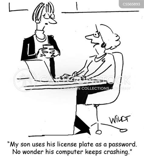 Strong Password Cartoons And Comics Funny Pictures From Cartoonstock