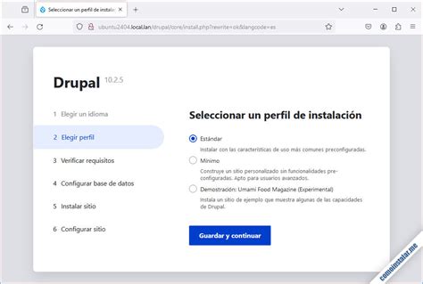 Cómo instalar Drupal en Ubuntu 24 04 LTS 2024