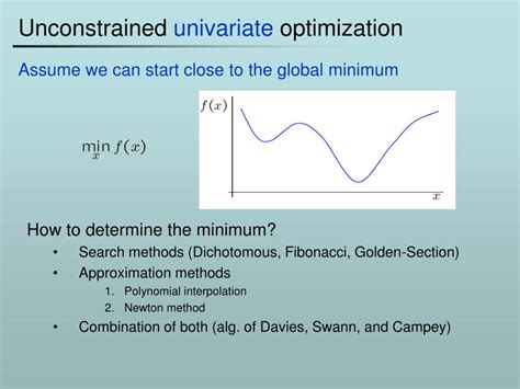 PPT Optimization Methods PowerPoint Presentation Free Download ID