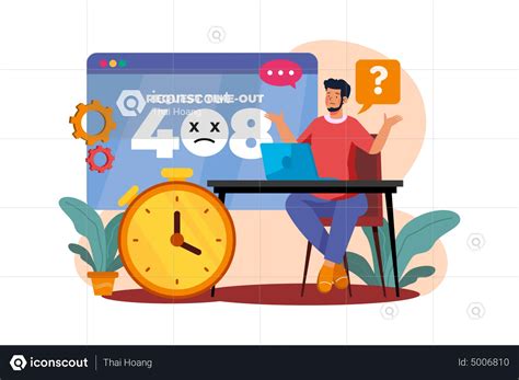 Request Timeout Illustration Free Download User Interface