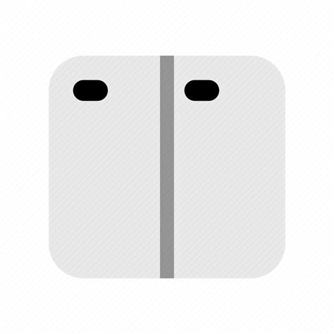 split screen vertical side display view window icon download on