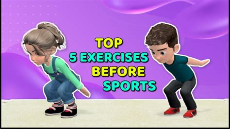 TOP 5 EXERCISES FOR KIDS TO DO BEFORE SPORTS - YouTube