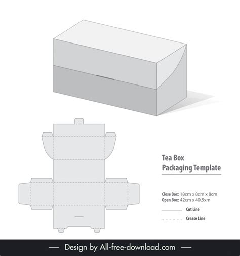 Wheat Porridge Box Packaging Template Vectors Free Download 41632