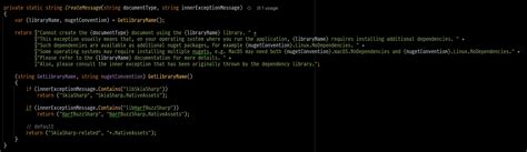 Idea Autodecting Operating System To Enhance Nuget Names In The Initializationexception When