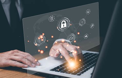 Businessman Typing On Keyboard Laptop Computer To Input Username And Password For Technology