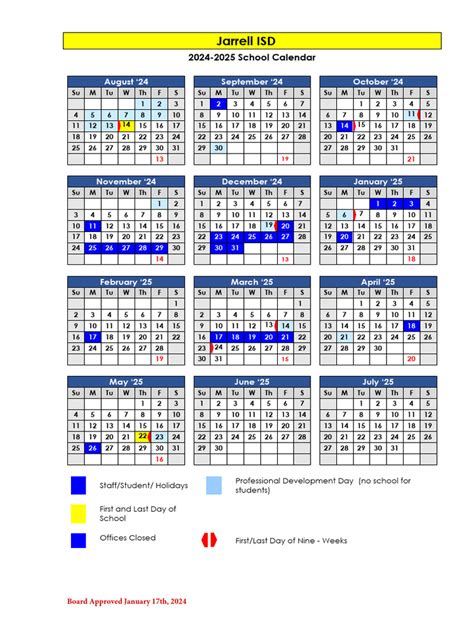 Jarrell Isd 2024 2025 Calendar Pdf