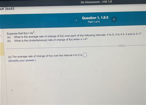 Solved Do Homework ﻿hw 1 8s 36643question 1 1 8 3 ﻿part
