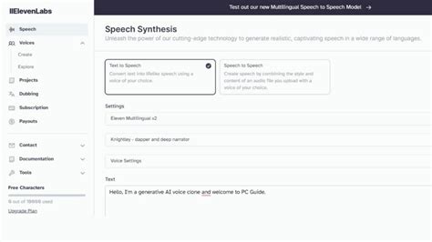 ElevenLabs review (free version) - updated for 2024 - PC Guide