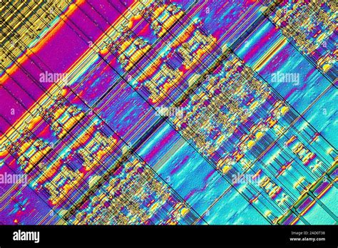 Light Micrograph Of A Detail Of A Ram Computer Memory Chip Ram Is A