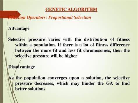 ppt genetic algorithm powerpoint presentation free download id 6783254