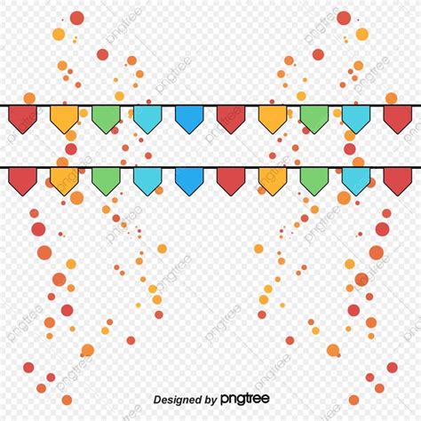 파티 일러스트 채색 깃발 천 클립 아트 파티 당 장식 Png 일러스트 및 Psd 이미지 무료 다운로드 Pngtree