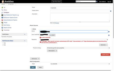 Configure Jenkins For Github Ci W 2fa Stack Overflow