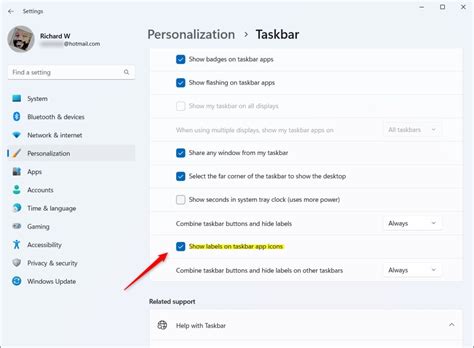 How To Show Labels On Taskbar Pins In Windows 11 Geek Rewind