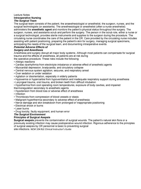 480655672 lecture notes or docx lecture notes intraoperative nursing