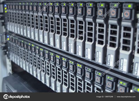 Hard Drives In Data Center Stock Photo Chok Hotmail Com