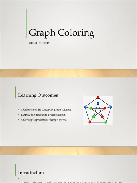 Graph Coloring Pptx Without Edits Pdf