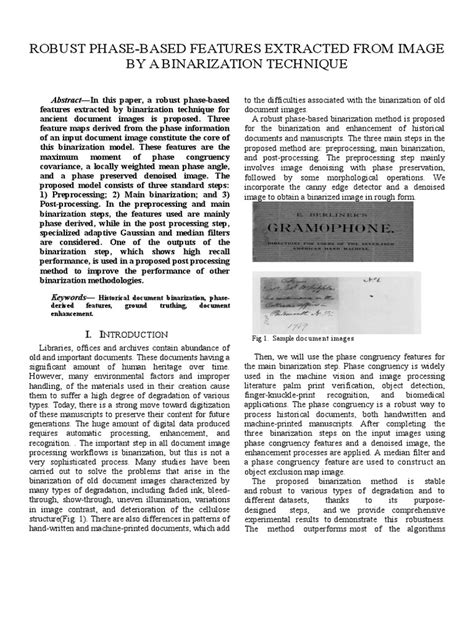 image processing paper computer vision multidimensional signal