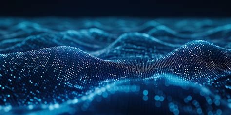 Premium Photo Create A Digital Ocean With Waves Made Of Binary Code