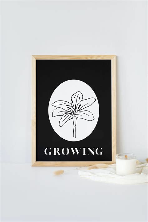 Lily Floral Art Print Abstract Lily Wall Art Botanical Etsy