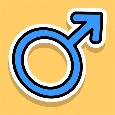 Premium Vector Male Symbol Gender Symbol Vector Illustration