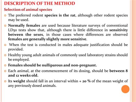Acute Oral Toxicity Acute Class Method Pptx First Aid Injuries