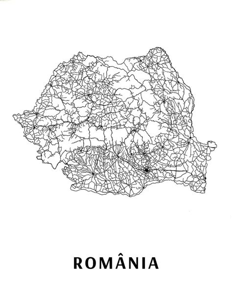 Printable Romania Map Printablelib
