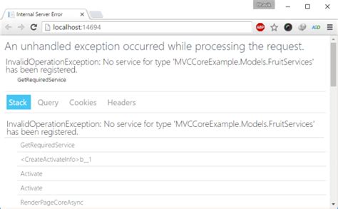View Injection In ASP NET Core MVC