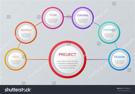 Infographic Elements Set Workflow Layout Diagram เวกเตอรสตอก ปลอดคาลขสทธ