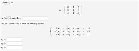 Solved Points Let A A Compute Chegg Com Solved Points Let A A Compute Chegg Com
