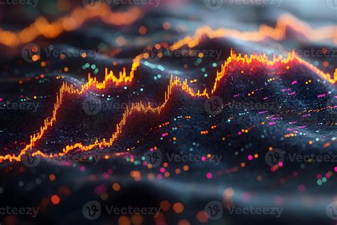 Dynamic Digital Data Visualization For Financial Market Analytics Print And Design 58133199