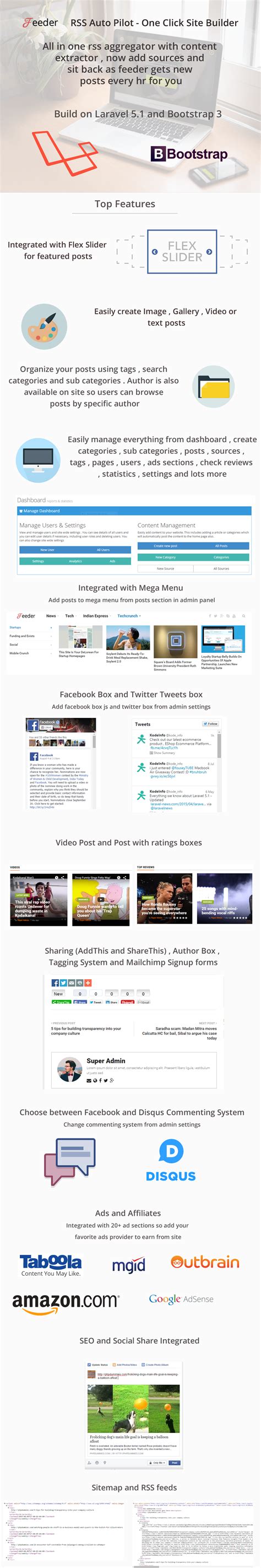 Rss Aggregator Is A Rss Feed Content Site Builder And Blogging System