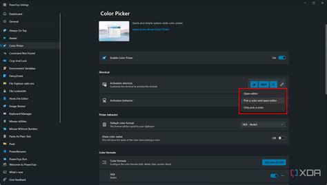 how to use color picker in powertoys