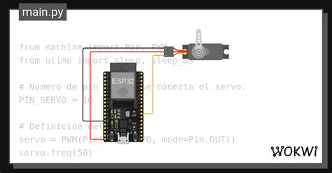 esp32 servo micropython wokwi esp32 stm32 arduino simulator