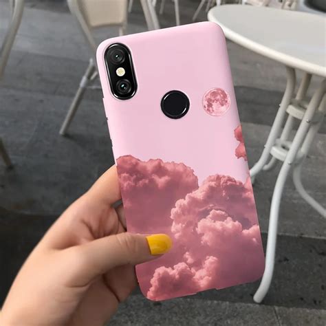 Coque U Pour Redmi Note Coque De T L Phone En Silicone Souple Motif Floral Pour Fille Tui