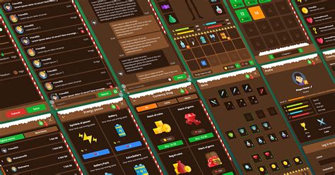 Ultimate Christmas Gui Pro Kit Complete Ui Psd Sources 2d Gui Unity Asset Store