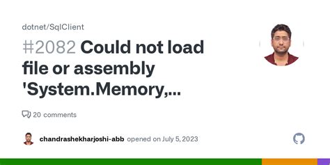 Could Not Load File Or Assembly Systemmemory Version4011 Cultureneutral Publickeytoken