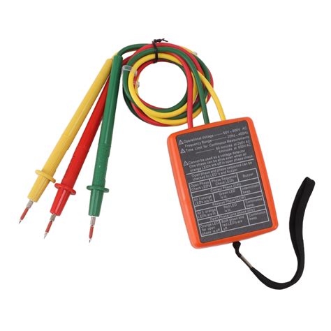 High Efficiency 60v 600v Three Phase Sequence Meter With Led Indicator For Ac Phase Rotation