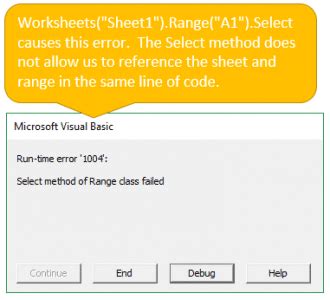 How To Avoid The Select Method In VBA Why Excel Campus
