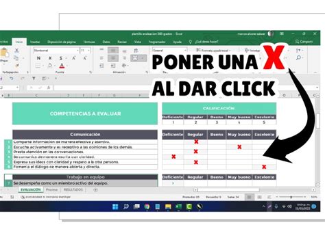 Como Poner Una X En Excel Al Dar Click Sobre Una Celda Efector Consultores