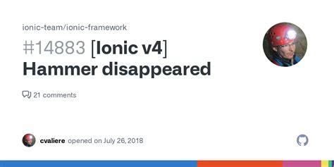Ionic V4 Hammer Disappeared · Issue 14883 · Ionic Teamionic