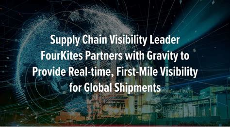 Supply Chain Visibility Leader Fourkites Partners With Gravity Supply