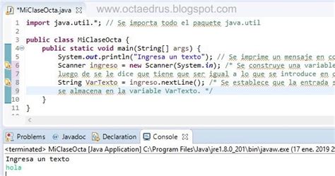 octaedrus escuela de mecatrónica informática y tecnología clase