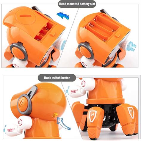 Smart Electric Dancing Robot Six Claw Rc Robot Wit Grandado