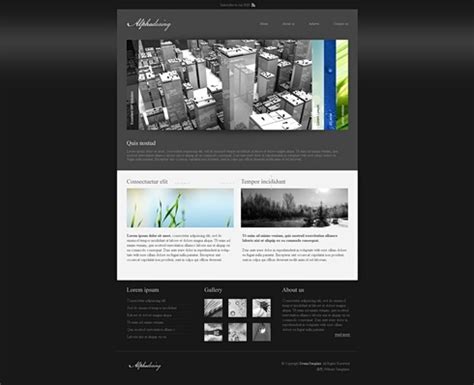 Minimal CSS Template Blog Style Website Templates Templatesold Com