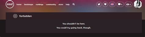 Decided To Hop Back Into Osu After A Years Break And Now I Cant Download Any Maps I Coudl